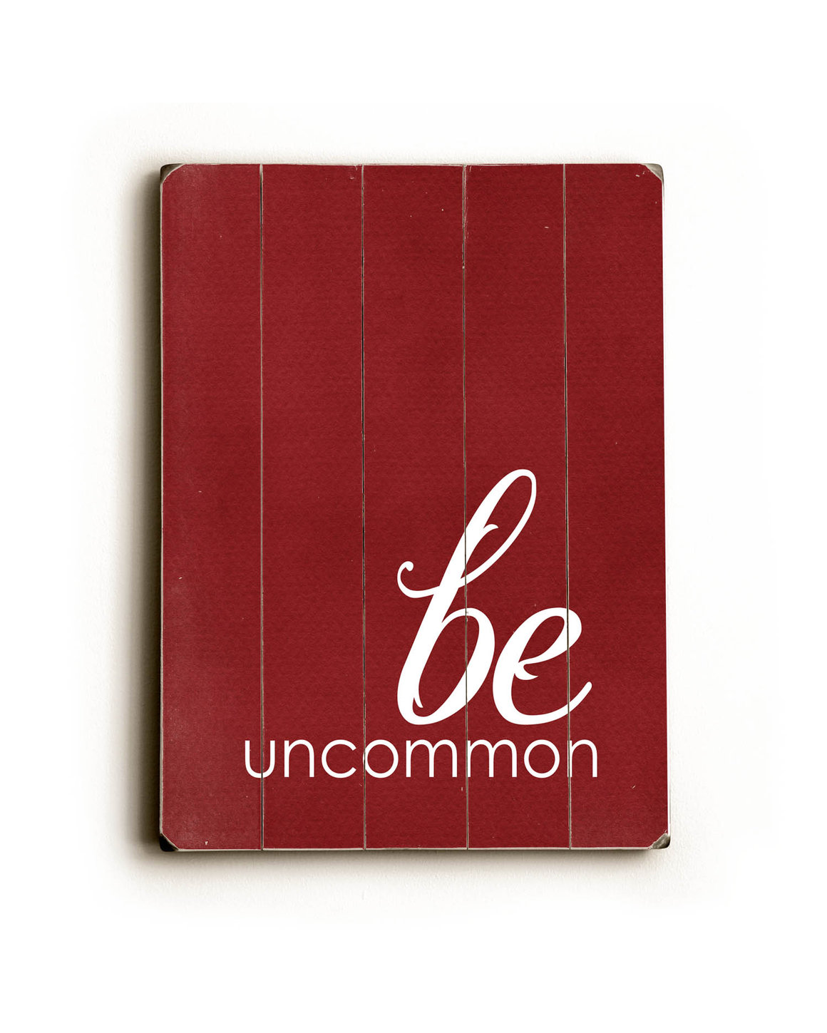 Be Uncommon Wooden Sign, 34x25 - Contemporary - Novelty Signs - by ...