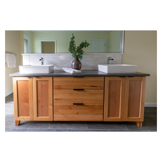 Alder Wood Vanity - Modern - Bathroom - New York - by KraftMaster ...