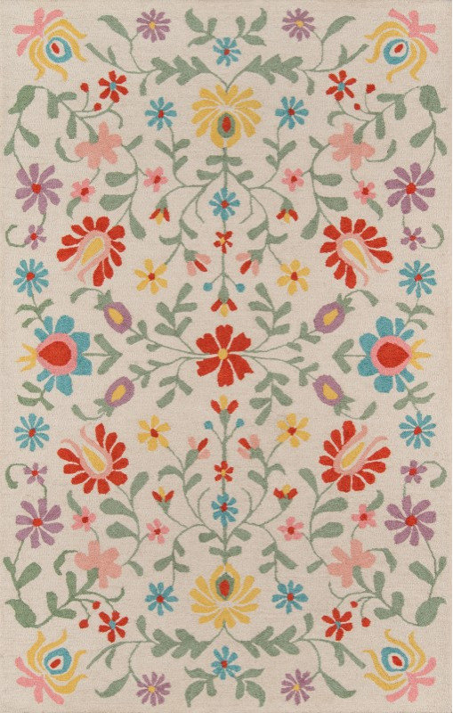 Momeni Newport Ivory Casual Rugs NP-20, 3'9"x5'9" - Contemporary - Area ...