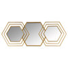Stratton Home Decor Caroline Hexagon Wall Mirror - Contemporary - Wall ...