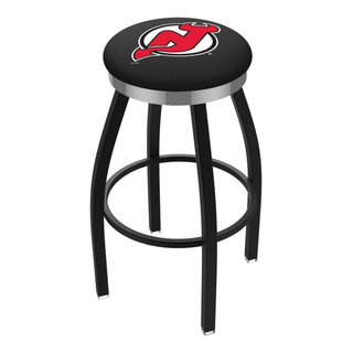 Holland L8B2C New Jersey Devils 30" Swivel Bar Stool - Black/Chrome ...