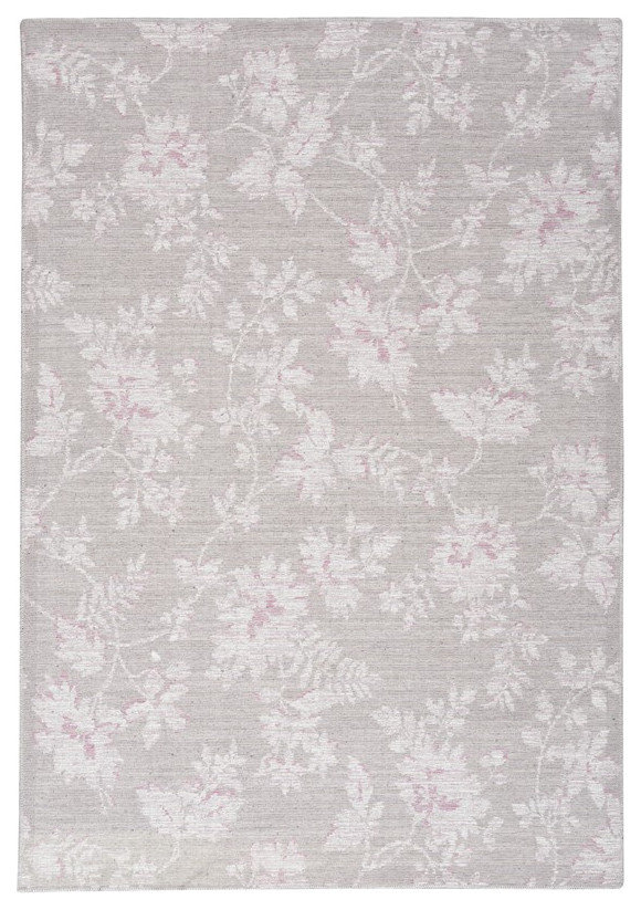 Waverly Washable Collection Natural Area Rug, 5'3"x7'3" - Contemporary ...