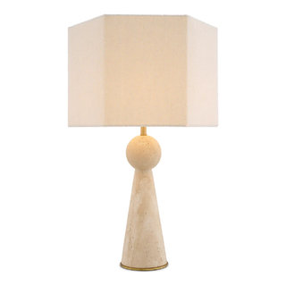 Bouclé Shade Table Lamp, Eichholtz Novak - Transitional - Table Lamps ...