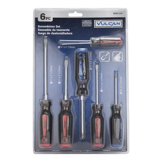 Vulcan SD-SET-6 Screwdriver Set, Satin Chrome Plated - Hand Tools And ...