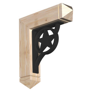 Austin Arts and Crafts Ironcrest Bracket Triple, 4" Thick, 18"x20 ...