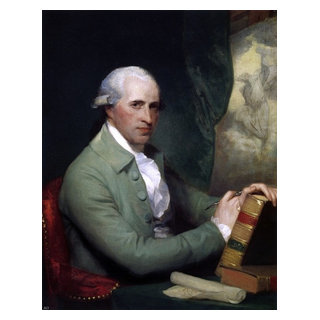 Gilbert Stuart Benjamin West, 20"x25" Wall Decal Print, 20x25 ...