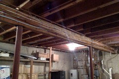 Replacing ugly columns in kitchen