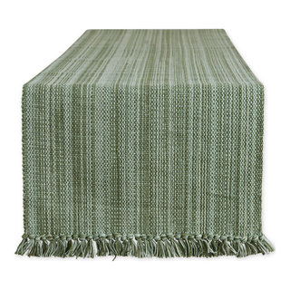 Light Blue Variegated Fringe Table Runner 13X108 - Table Runners - by ...