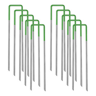 10Pcs Turf Staples 6" U-Type Garden Landscape Staple - Contemporary ...