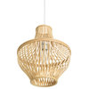 Bellona Bamboo Jar Pendant Lamp, Natural - Tropical - Pendant Lighting ...