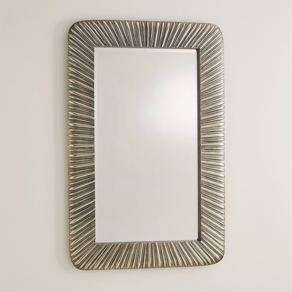 Valencia Antique Nickel Mirror - Contemporary - Wall Mirrors - by ...