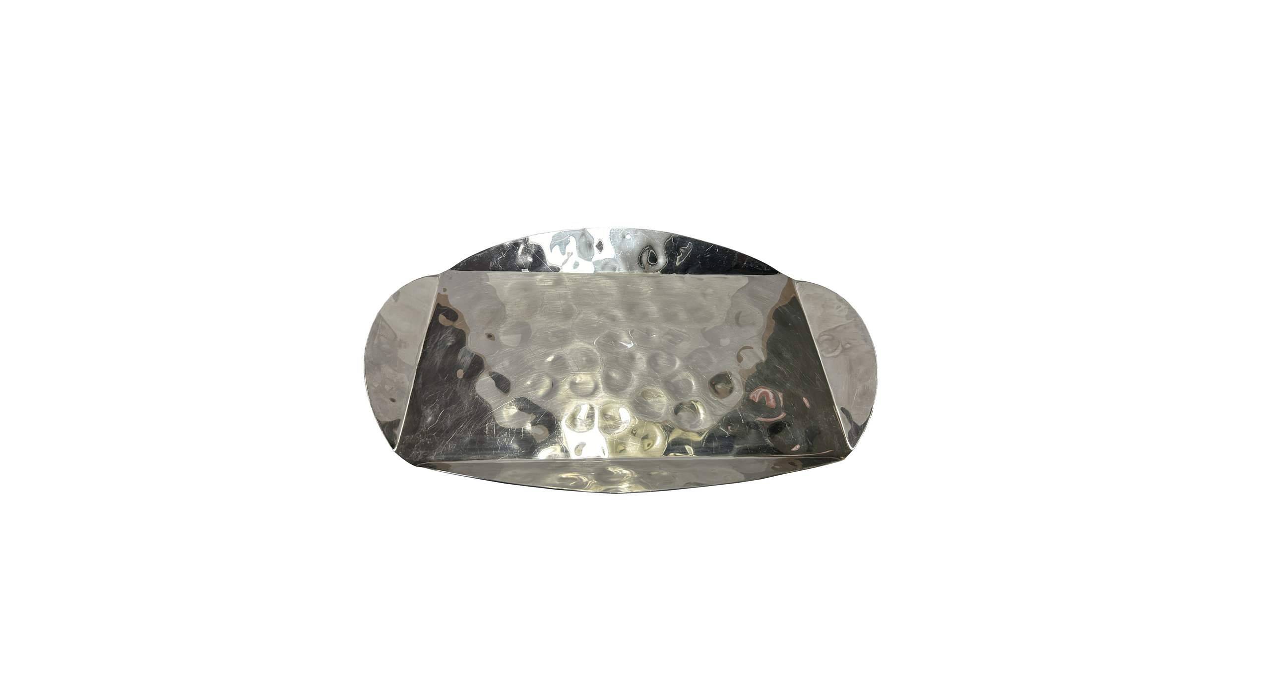 Artistic Hand Punch Marks Stainless Steel Display Large Rectangular ...