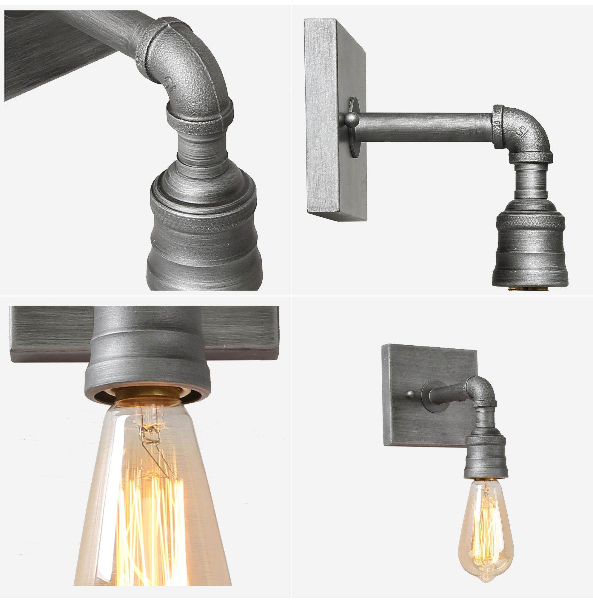 LNC 1-Light Water Pipe Wall Sconce Wall Lamp Industrial Sconces Wall ...
