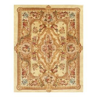 Ivory Chines Savonnerie 7' 8 '' X 9' 9'' - Victorian - Area Rugs - by ...