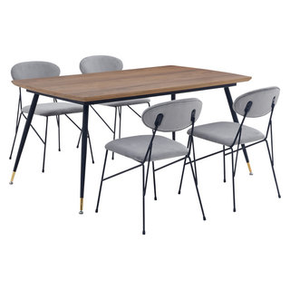 Messi and Alice 5 Piece Dining Set - Midcentury - Dining Sets - by ...