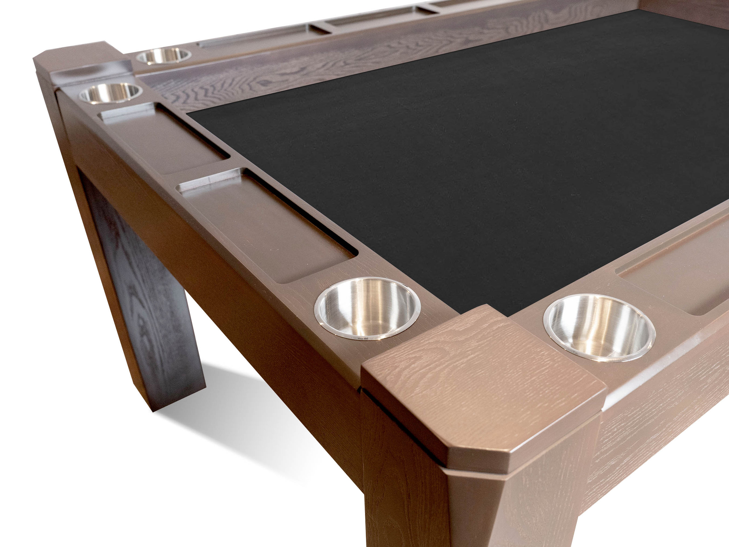 Origins American Walnut Game Table, With Dining Top - Contemporary ...