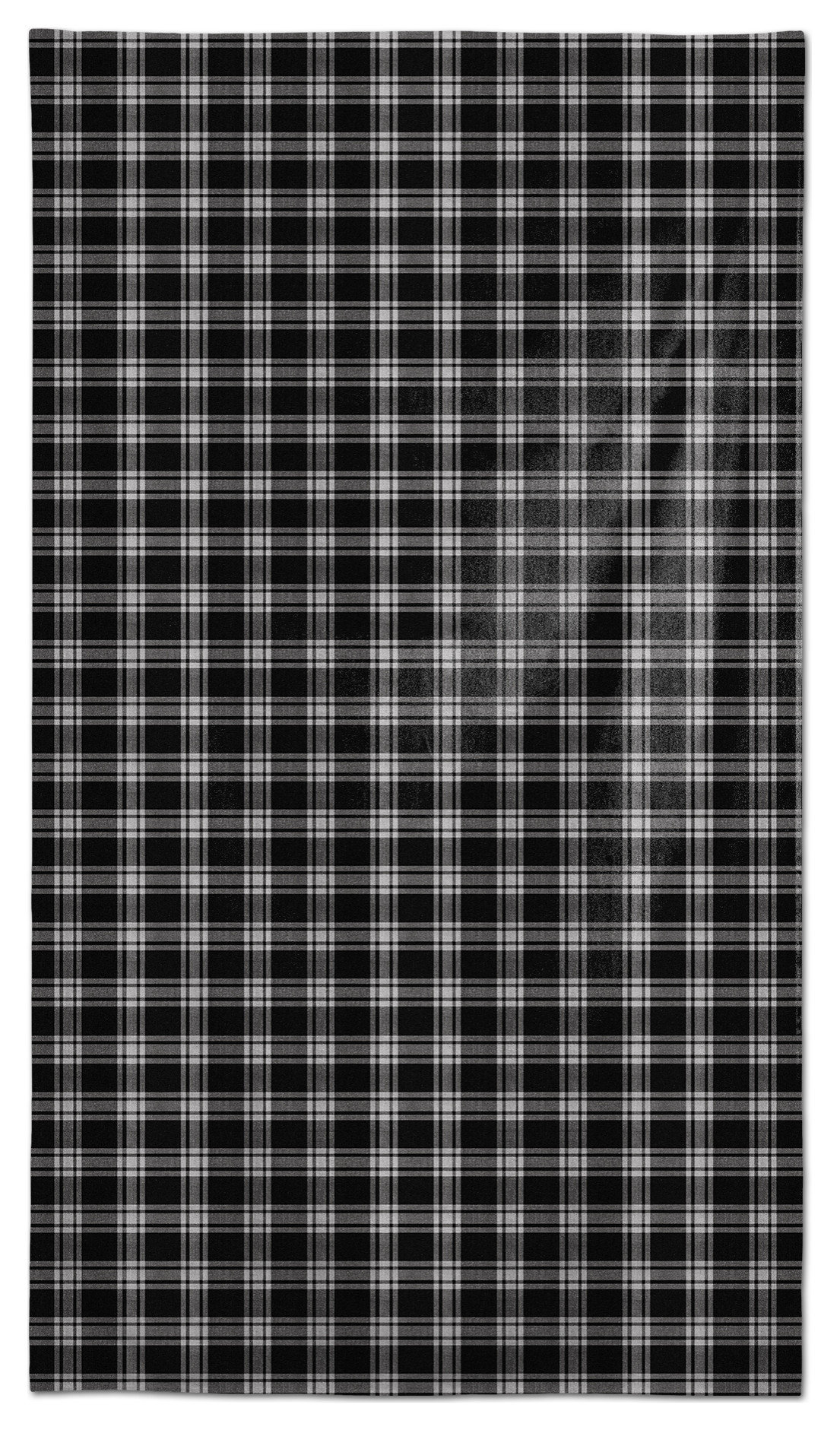 Faded Black Plaid 58 x 102 Outdoor Tablecloth, 58 x 102 - Rustic ...