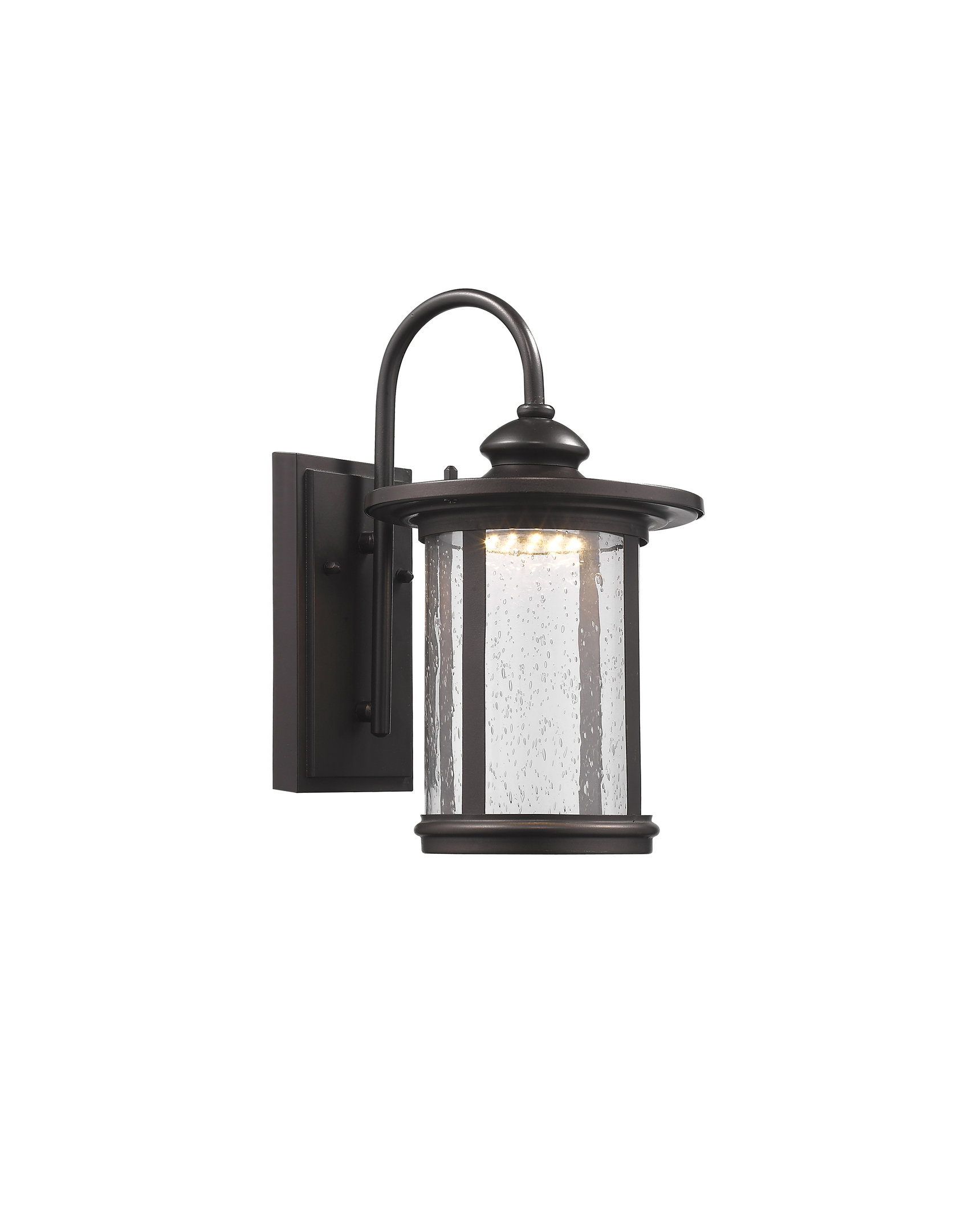 Cole Transitional Led Rubbed Bronze Outdoor Wall Sconce, 13" Height ...