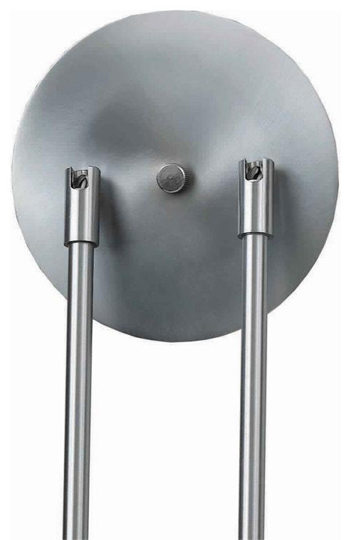 3 Light 120V Metal Track Light Fixture with Glass Shade in Silver and ...