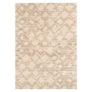 Pinnacle Area Rug, Ivory/Camel, Runner, 2'2"x7'10" - Contemporary ...