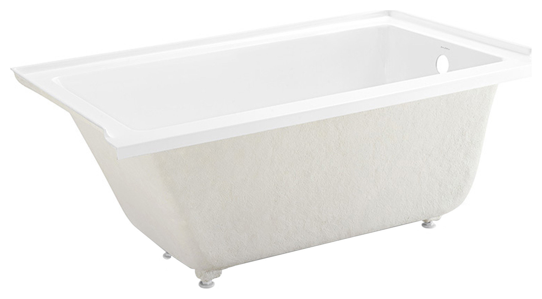 Voltaire Acrylic With Integral Tile Flange, 60"x32" - Contemporary ...