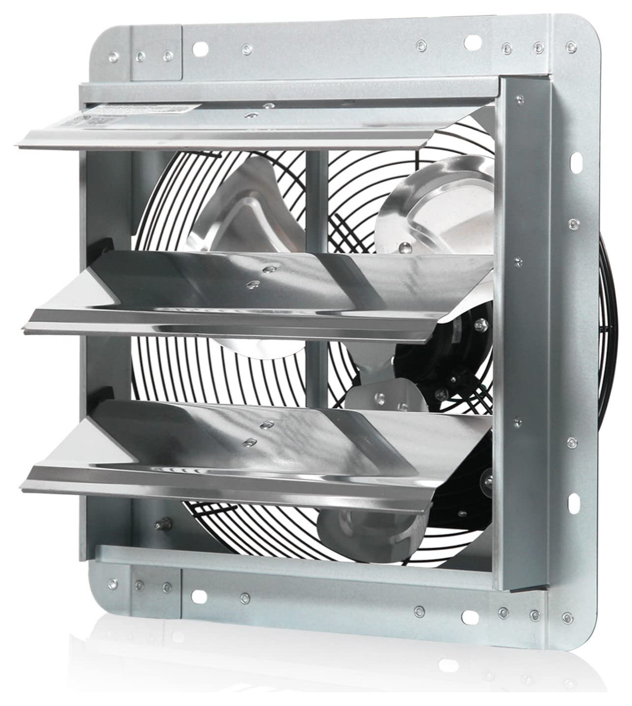 Invenitiah Furnishings Exhaust Fan Wall Mounted, Automatic Aluminum ...