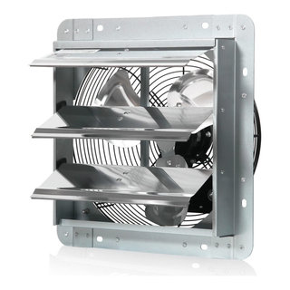 Invenitiah Furnishings Exhaust Fan Wall Mounted, Automatic Aluminum ...
