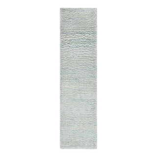 Safavieh Casablanca Csb702M Solid Color, Shag Rug, Light Blue, 2'3"x9 ...