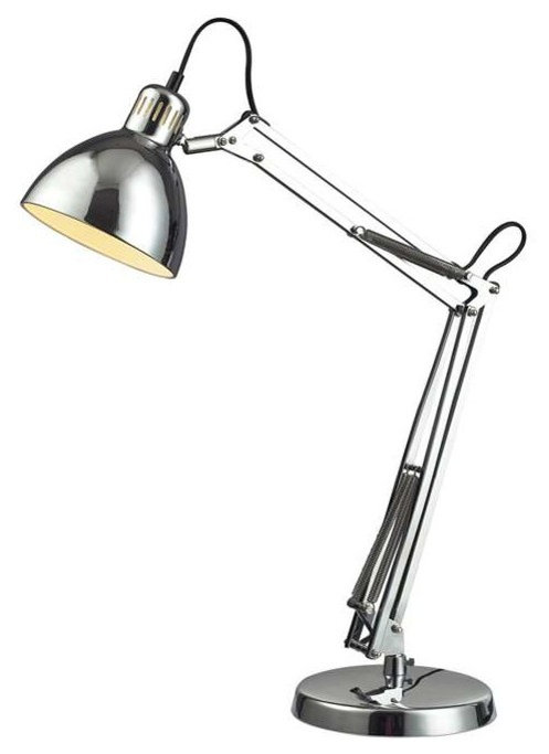 Adjustable Task Light, Chrome - Transitional - Desk Lamps - by Lighting ...