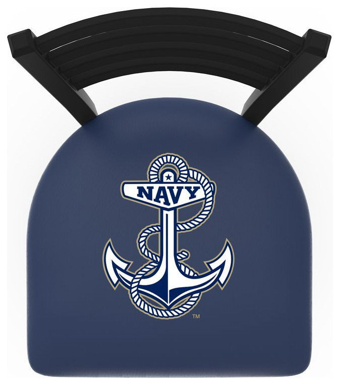 Holland L004 US Naval Academy NAVY 25" Counter Stool - Black - Beach ...