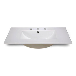 Ryvyr CST310 31" Vitreous China Vanity Top - Contemporary - Vanity Tops ...