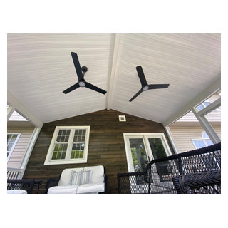 Screened Porch-TimberTech Pro Storm Gray Reserve Deck - TimberTech ...