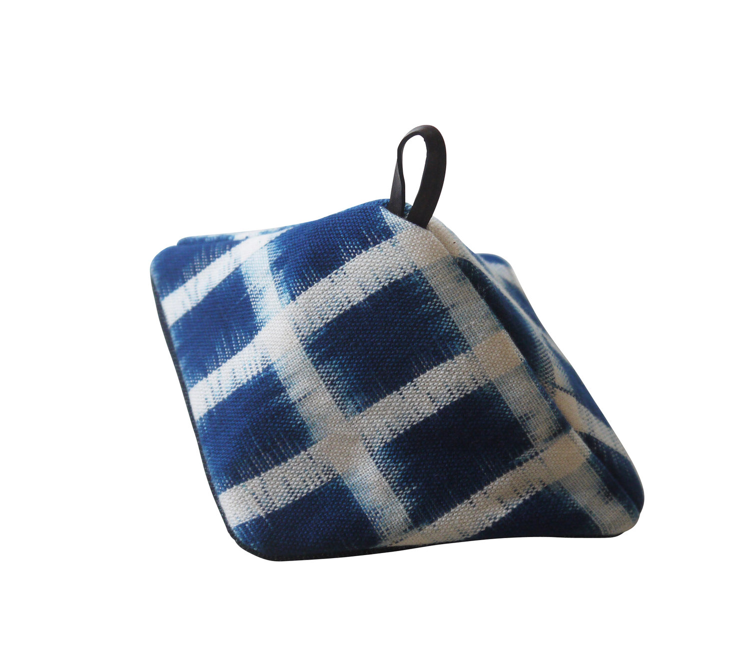 Pot Holder, Indigo Ikat - Contemporary - Oven Mitts And Pot Holders ...