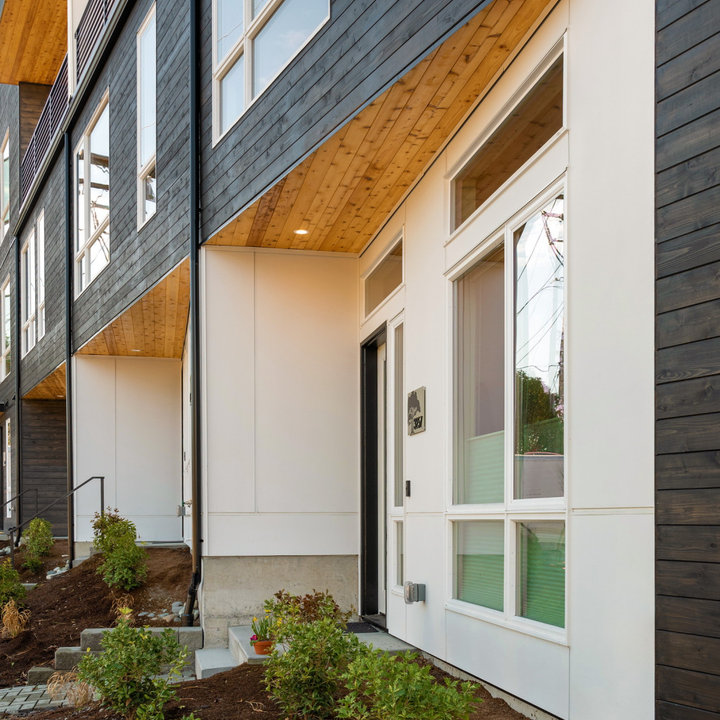 75 Beautiful Three-storey Apartment Exterior Ideas & Designs - October ...