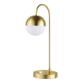 Merrick Round Arched Table Lamp Gold - Midcentury - Table Lamps - by ...