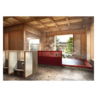 Fujiya Hotel: Onsen Spa, Bridal Salon, Dining Room - Hakone Japan - New ...