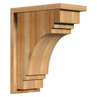 Pescadero Corbel w/Backplate, 14"Dx18"H - Transitional - Corbels - by ...