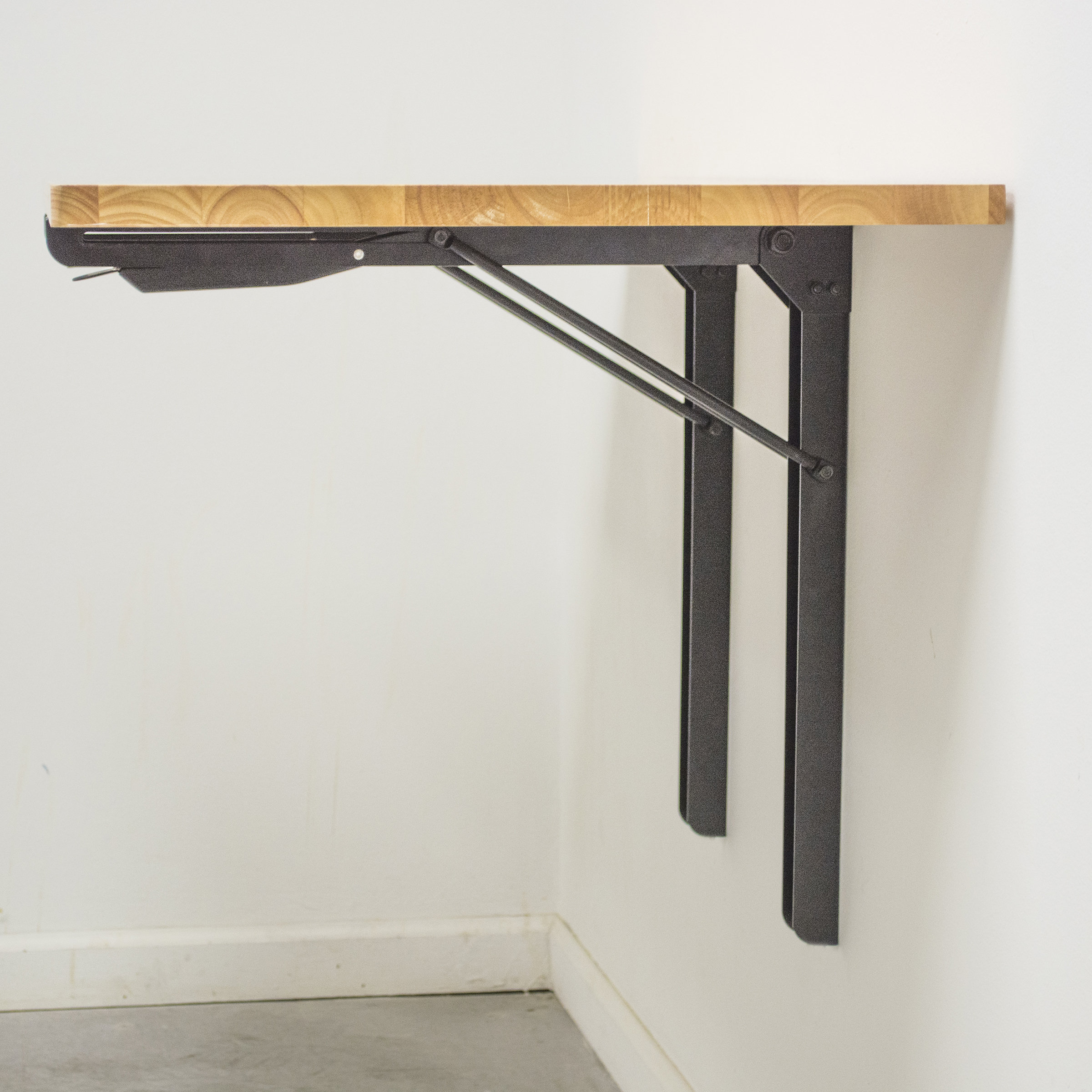 Wall Mounted Folding Workbench - Industrial - Desks And Hutches - by ...