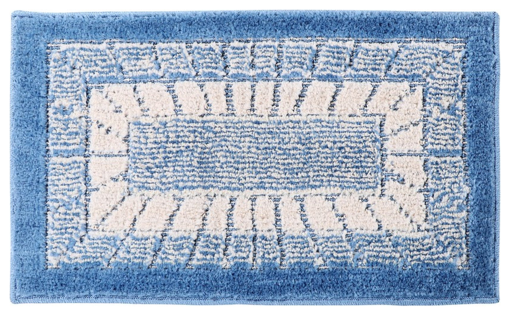 Radiance Collection 27" x 45" Rectangle in Blue - Contemporary - Area ...