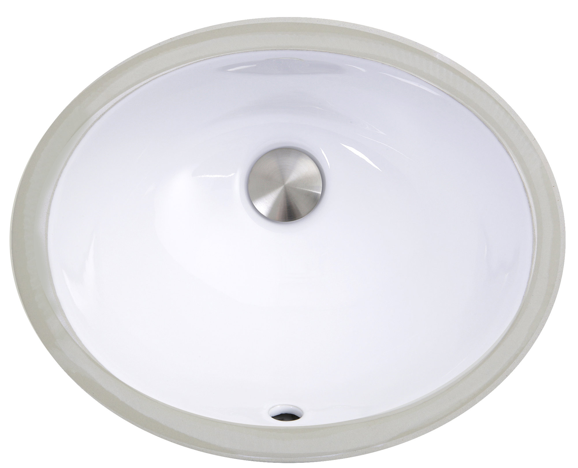 13"X 10"Glazed Bottom Undermount Ceramic Sink - Contemporary - Bathroom ...
