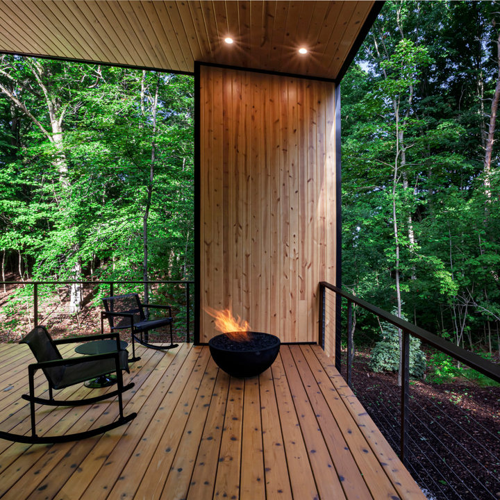 75 Mid-Century Modern Porch Ideas You'll Love - February, 2026 | Houzz