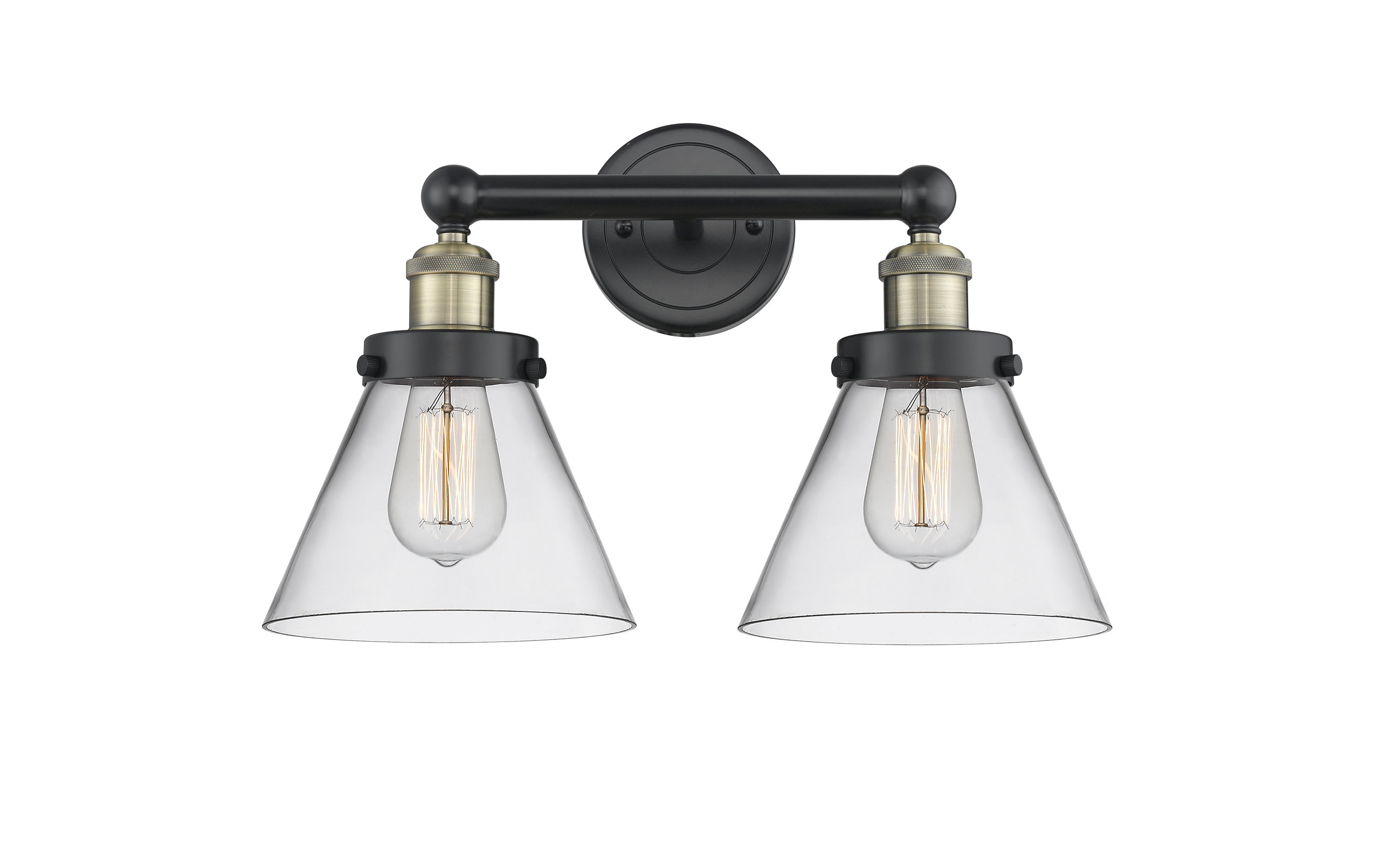 Innovations Cone 2 16.75" Bath Vanity-Light Antique Brass - Industrial ...