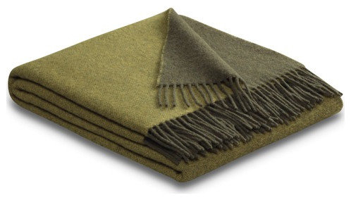 Olive Loden Throw - Contemporary - Throws - by Room With a Soul | Houzz