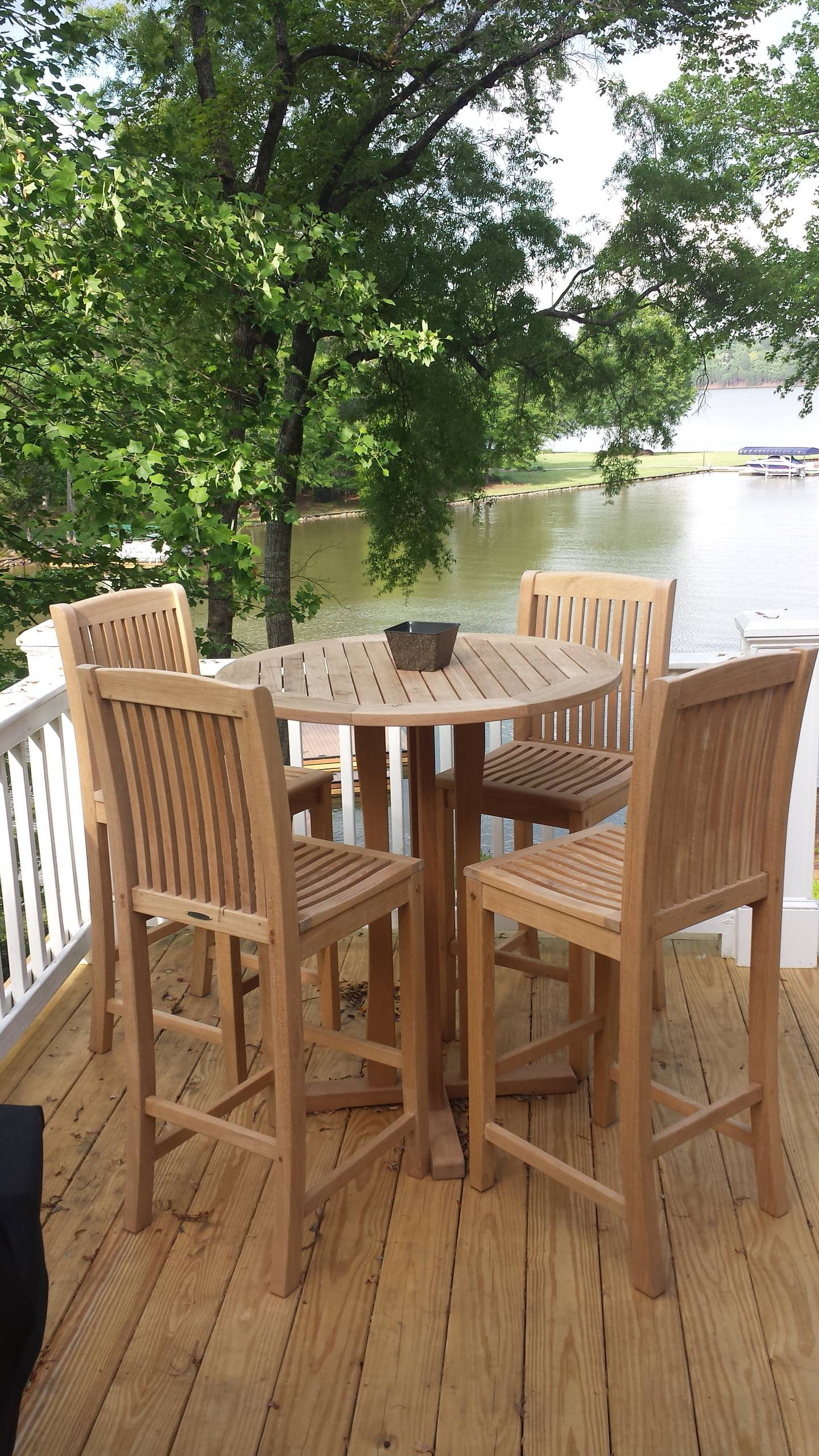 Royal Teak Bar Stool, Natural - Transitional - Outdoor Bar Stools And ...