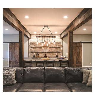 Colonial Forest - Rustic - Basement - Other - by Jenny Guza Designs | Houzz