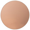 Azalea Rose Gold Tinted Frameless Round Wall Mirror, Rose Gold 26 ...