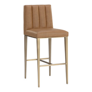 Wilbur Barstool, Milliken Cognac, Bar Height - Contemporary - Bar ...