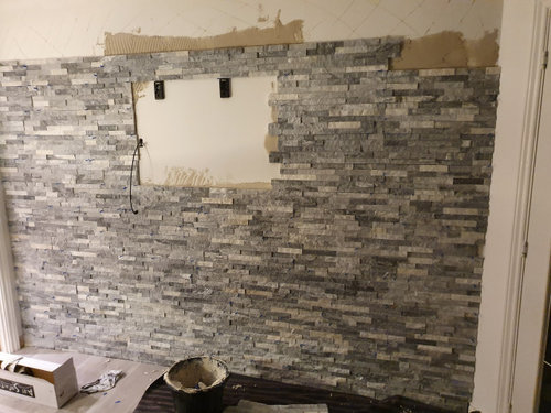 livingroom Tiled feature wall | Houzz UK