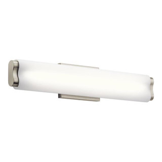 Elan Lighting Kaz 1 Light 23 3/4 LED Vanity in Brushed Nickel Finish ...