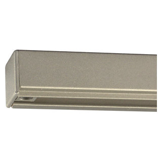 Progress Lighting Alpha Trak 12' Section, Brushed Nickel - Tracks And ...